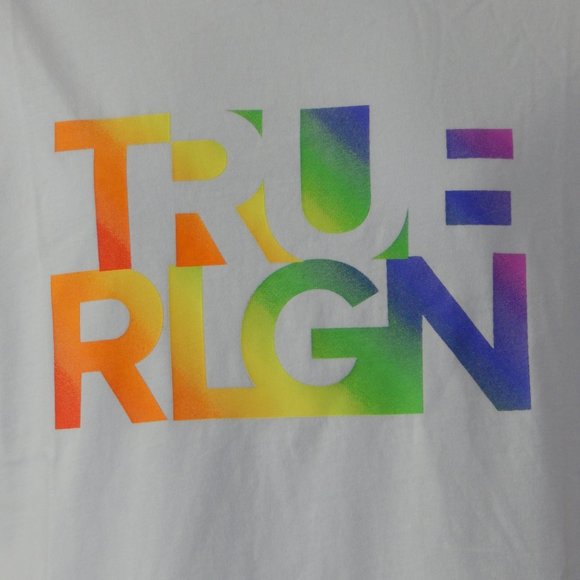 True Religion | Shirts | True Religion Rlgn Pride Crew Logo Graphic T ...